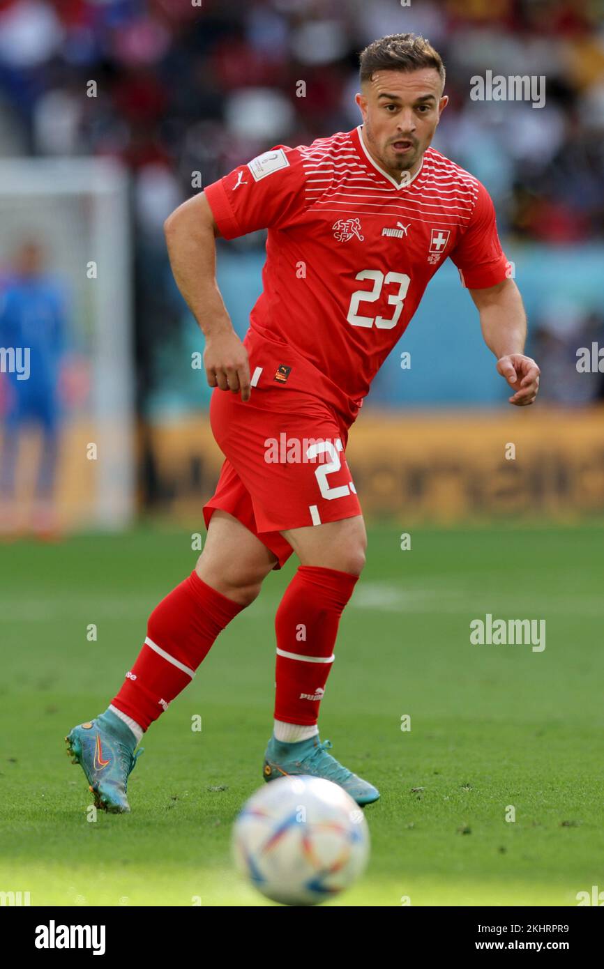 Al Wakra, Qatar. 24th Nov, 2022. Soccer: World Cup, Switzerland ...