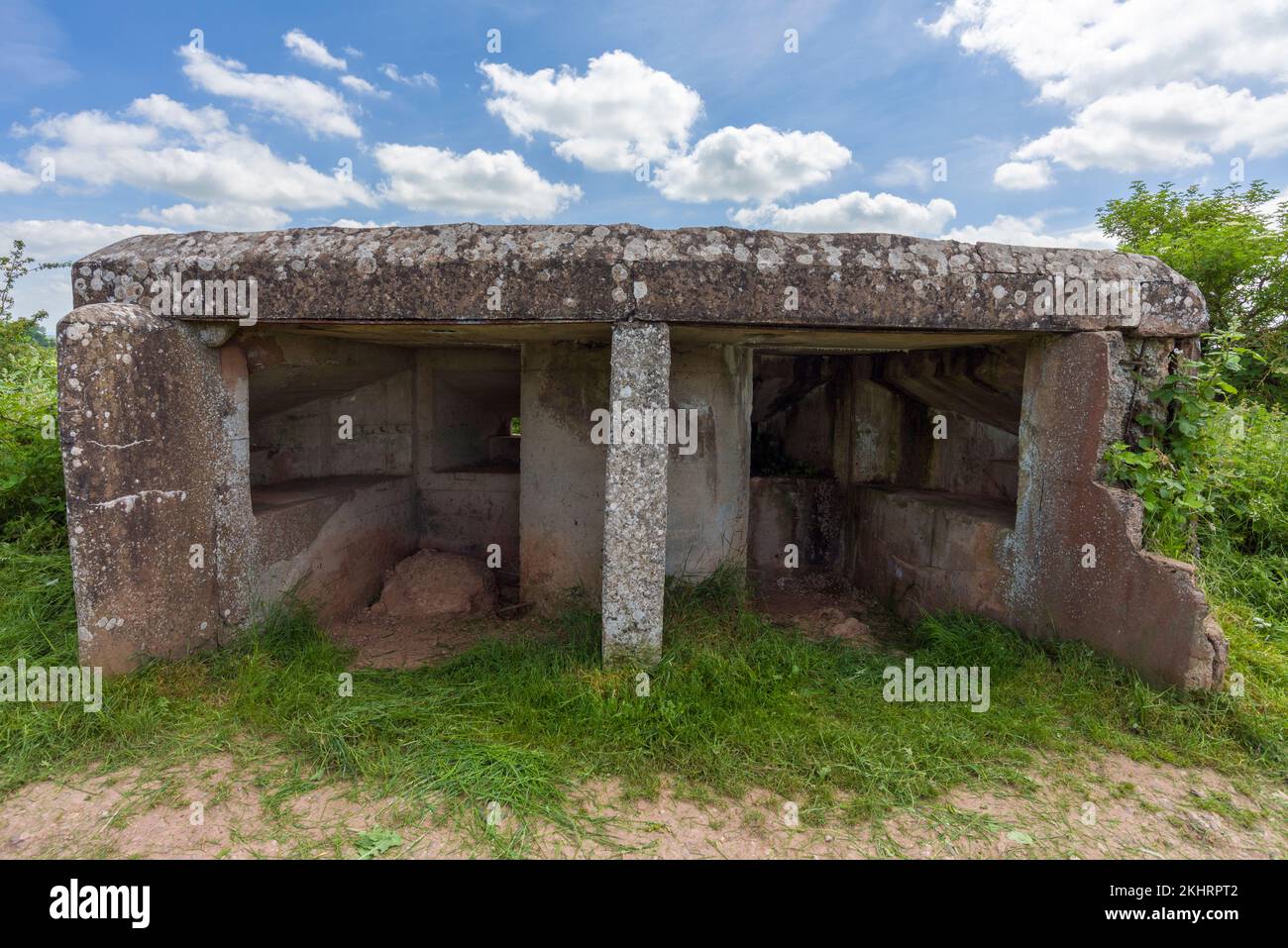 A World War Two pillbox beside the Bridgwater and Taunton Canal at ...