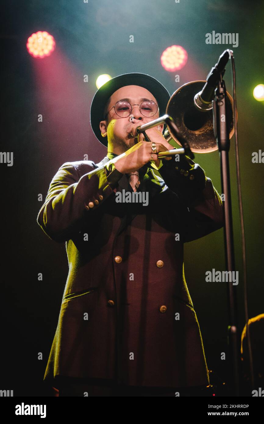 Bern, Switzerland. 23rd Nov, 2022. The Japanese funk band Osaka ...