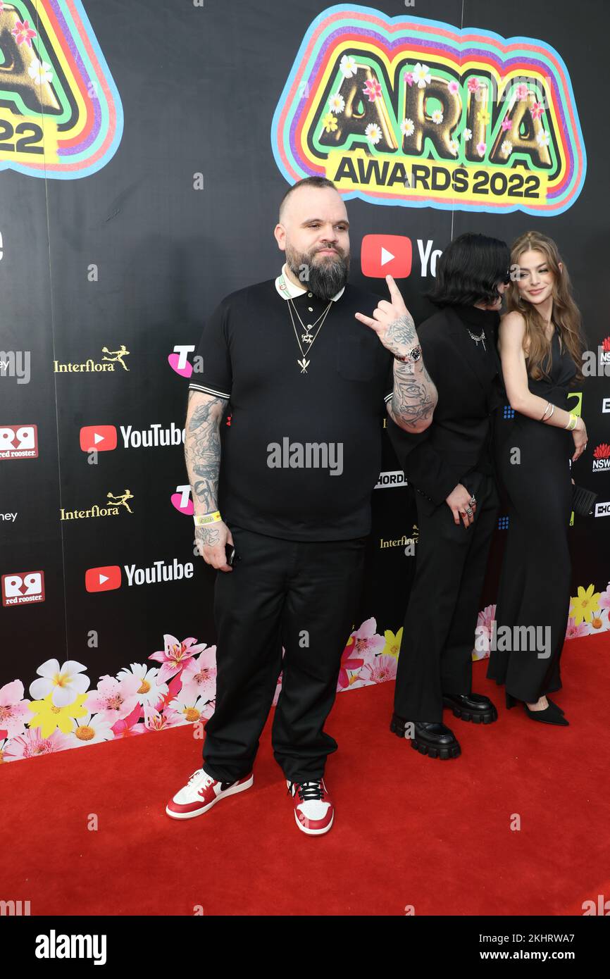 Sydney, Australia. 24th Nov, 2022. Briggs arrives on the red carpet for ...