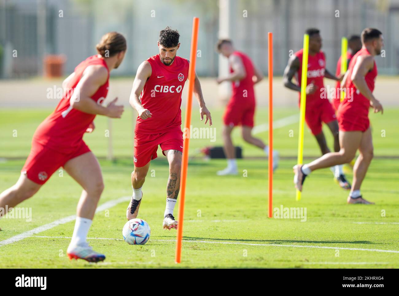 November 24, 2022, DOHA, QATAR: Canada midfielder Jonathan Osorio ...