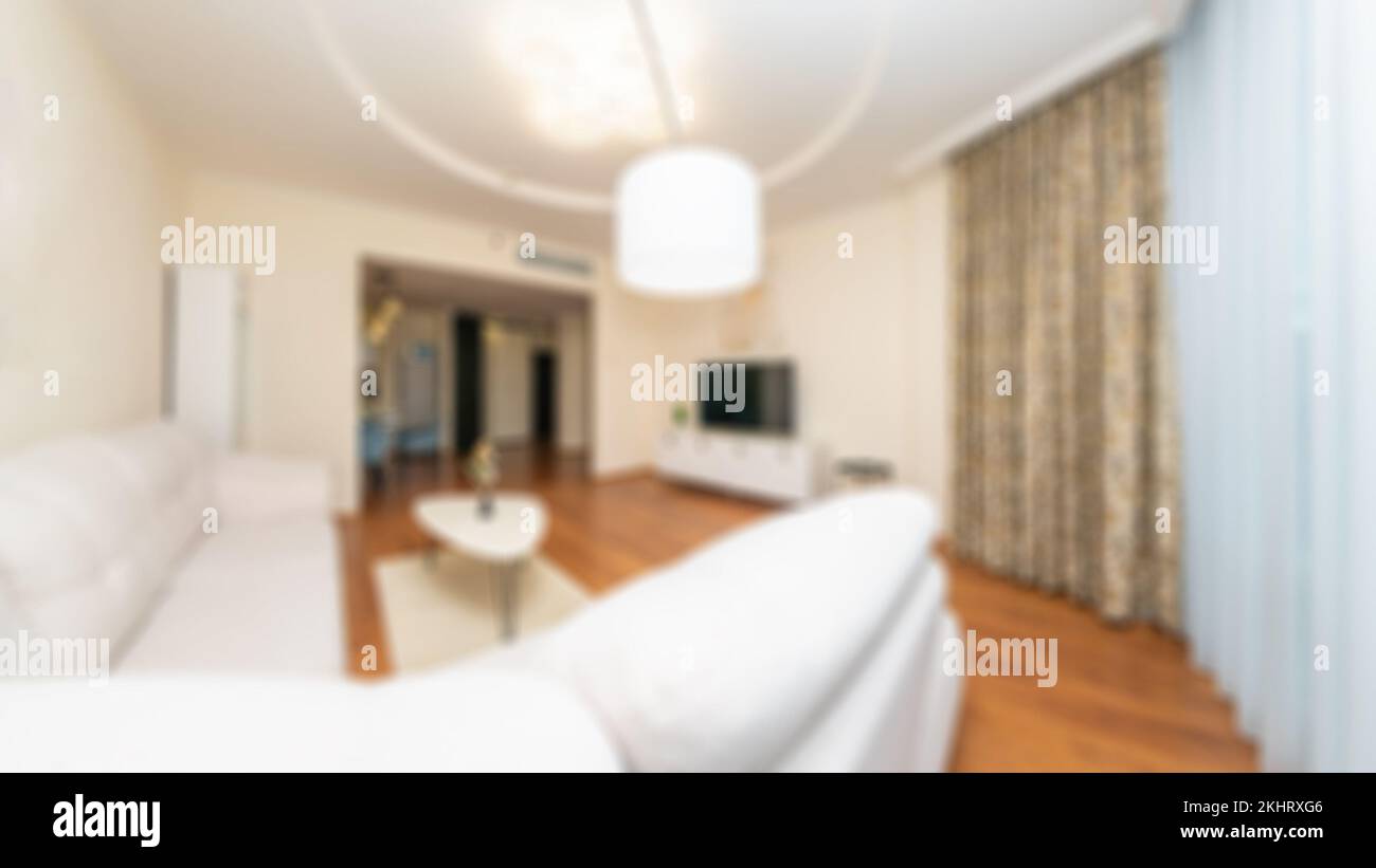 Defocused and Blured Abstract Photo of Modern Luxury Comfortable and ...