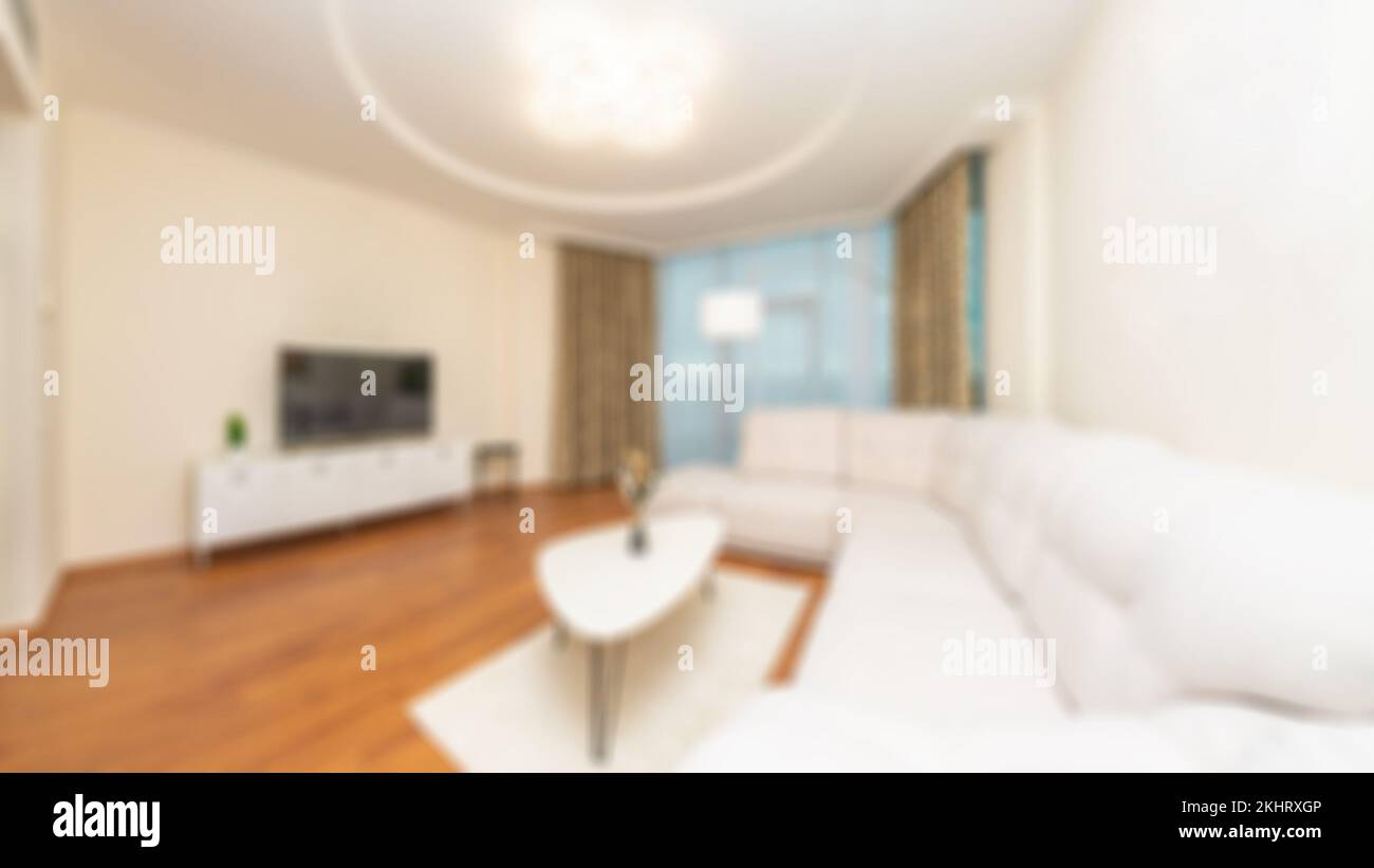 Defocused and Blured Abstract Photo of Modern Luxury Comfortable and ...