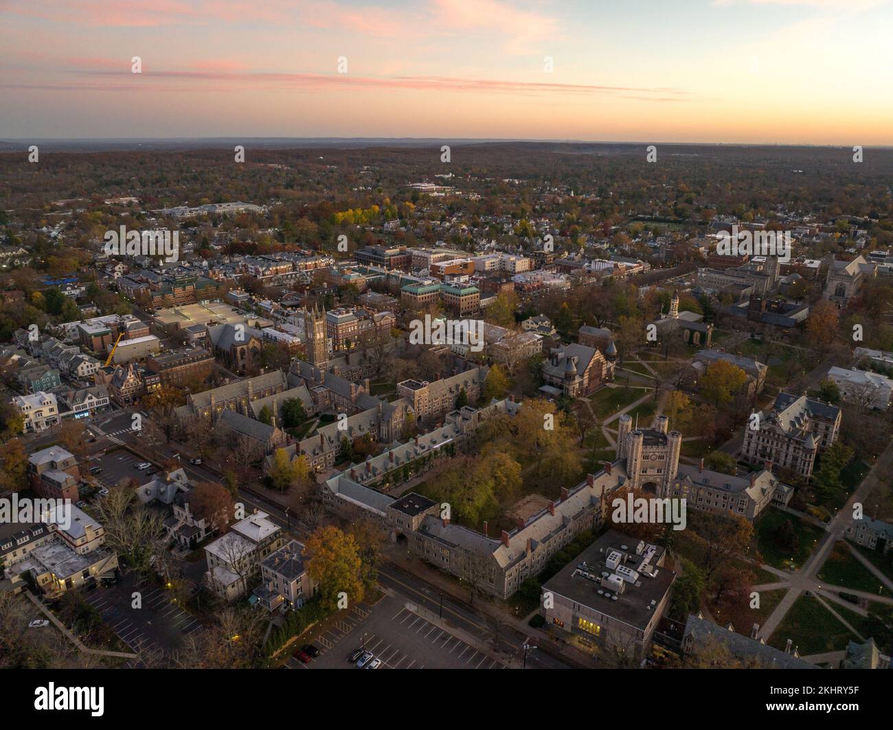 Princeton university aerial hi-res stock photography and images - Alamy