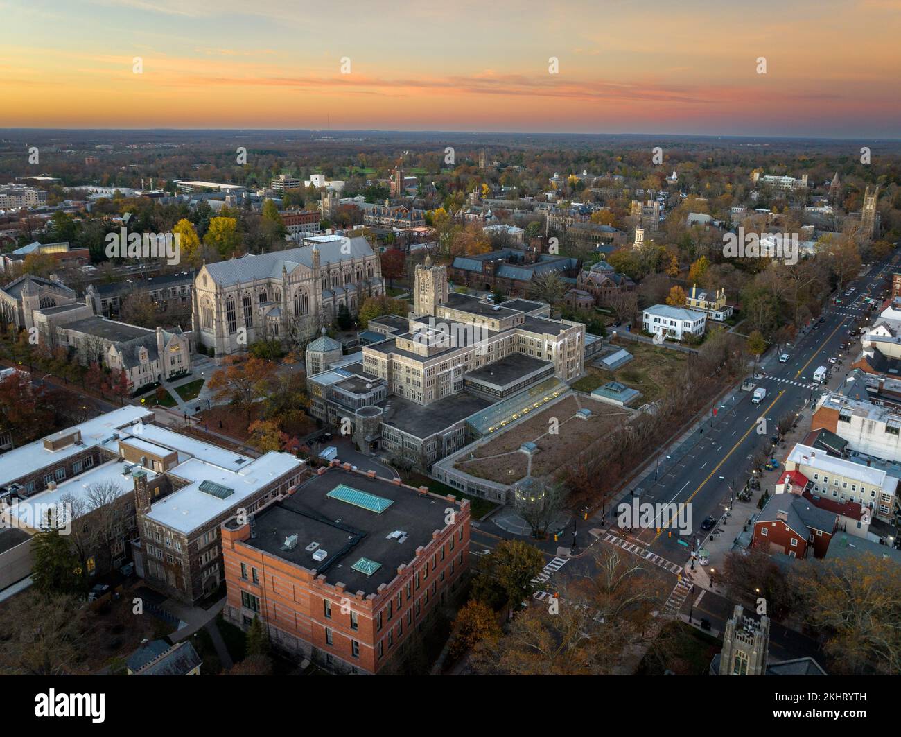 Princeton university aerial hi-res stock photography and images - Alamy