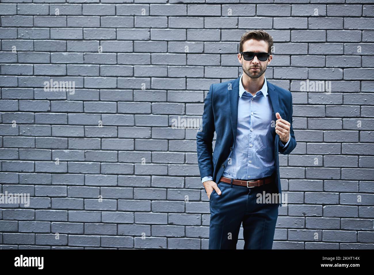 Travel, work and cool businessman in city for business, meeting or ...