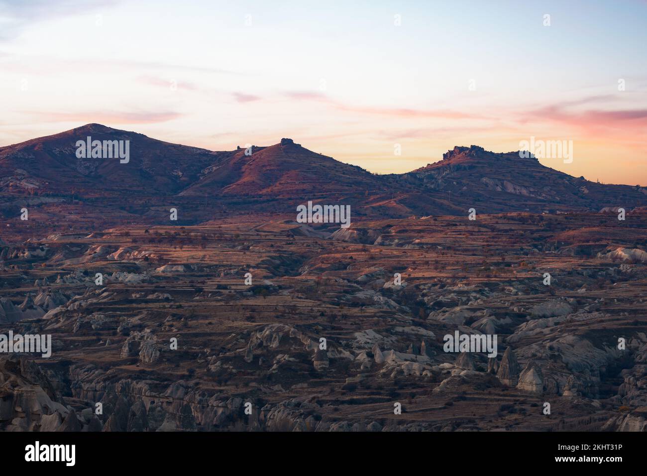 Stunning view of some rock formations in the Red & Rose Valley in ...