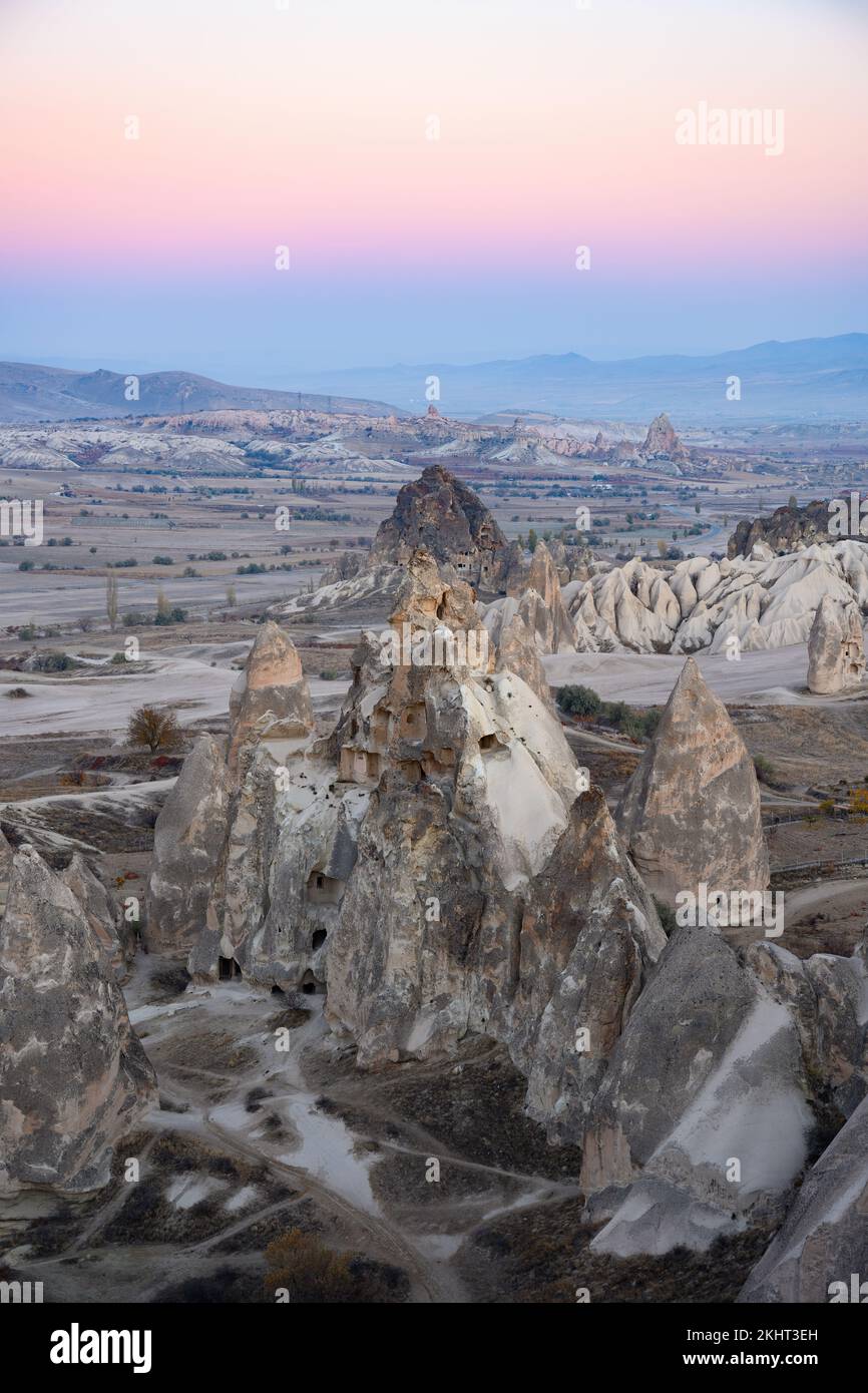 Stunning view of some rock formations in the Red & Rose Valley in ...