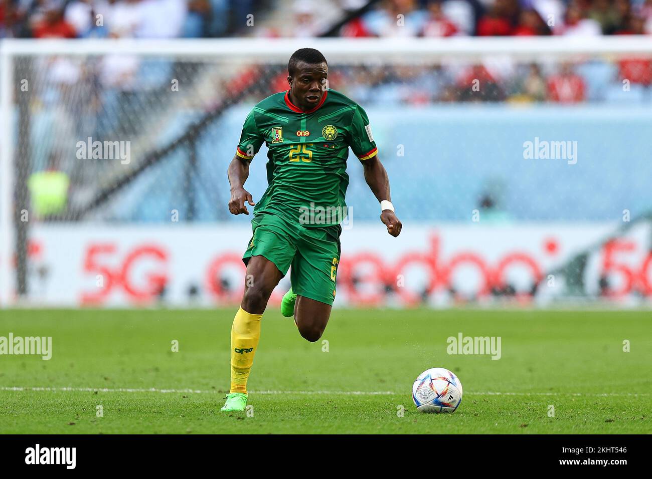 Tolo Nouhou during the FIFA World Cup Qatar 2022 Group G match between ...