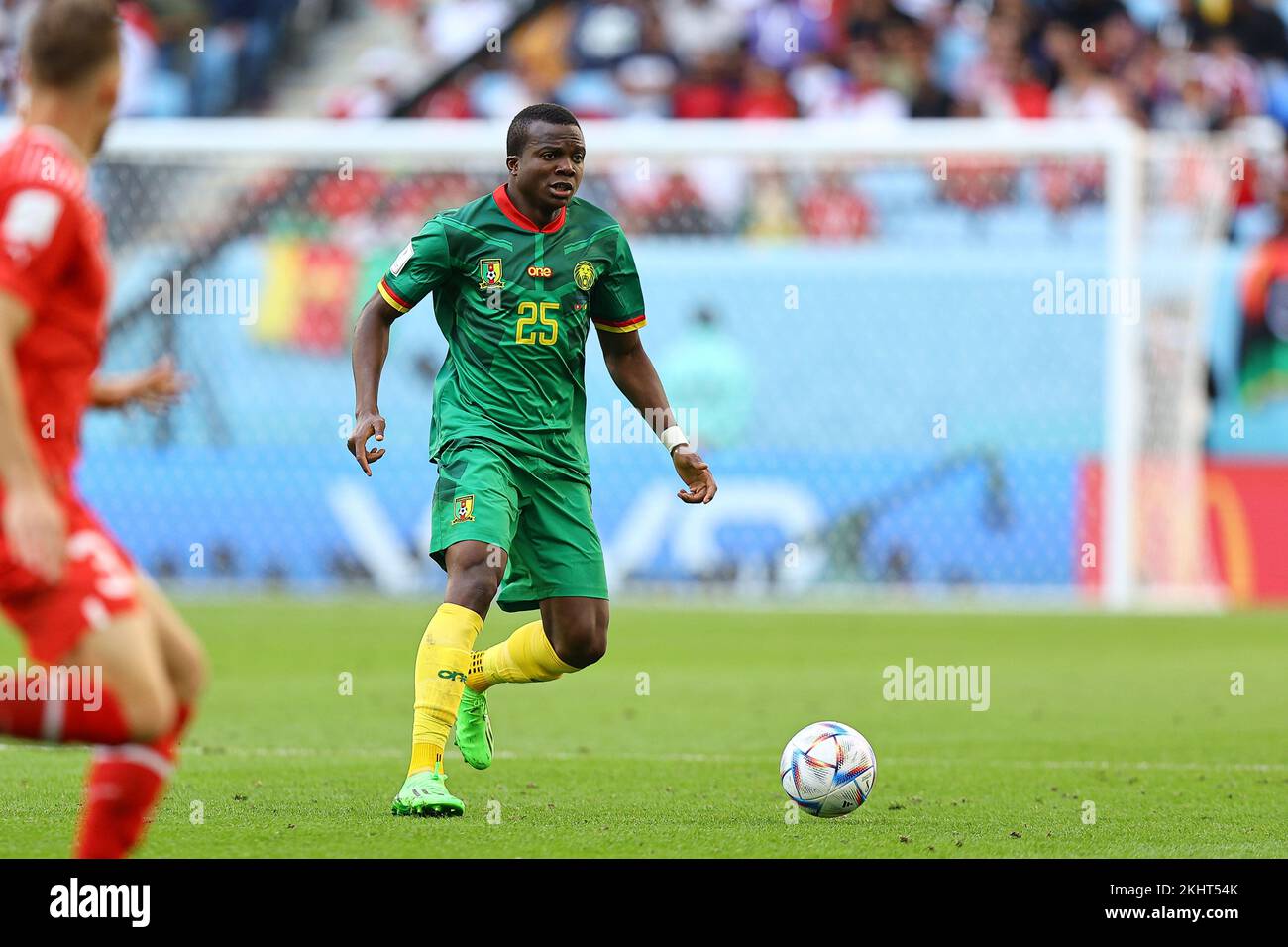 Tolo Nouhou during the FIFA World Cup Qatar 2022 Group G match between ...