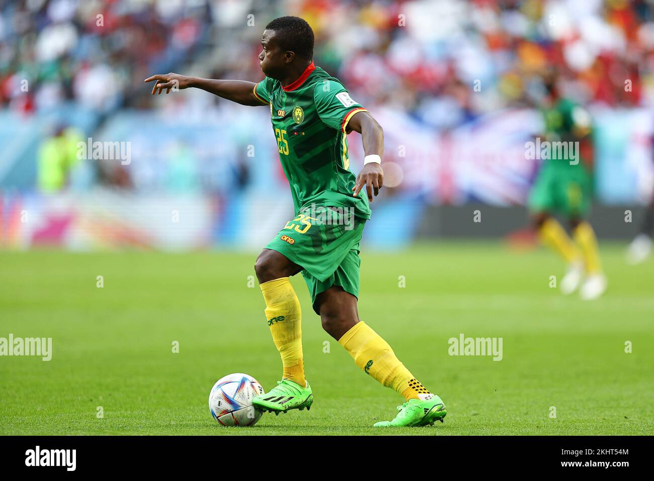 Tolo Nouhou during the FIFA World Cup Qatar 2022 Group G match between ...