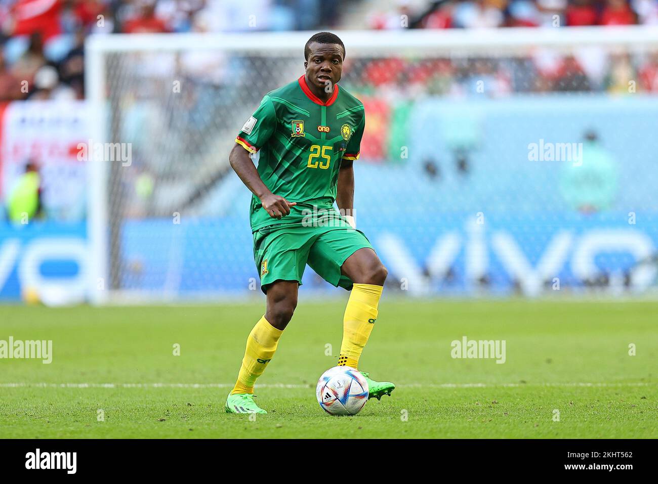 Tolo Nouhou during the FIFA World Cup Qatar 2022 Group G match between ...