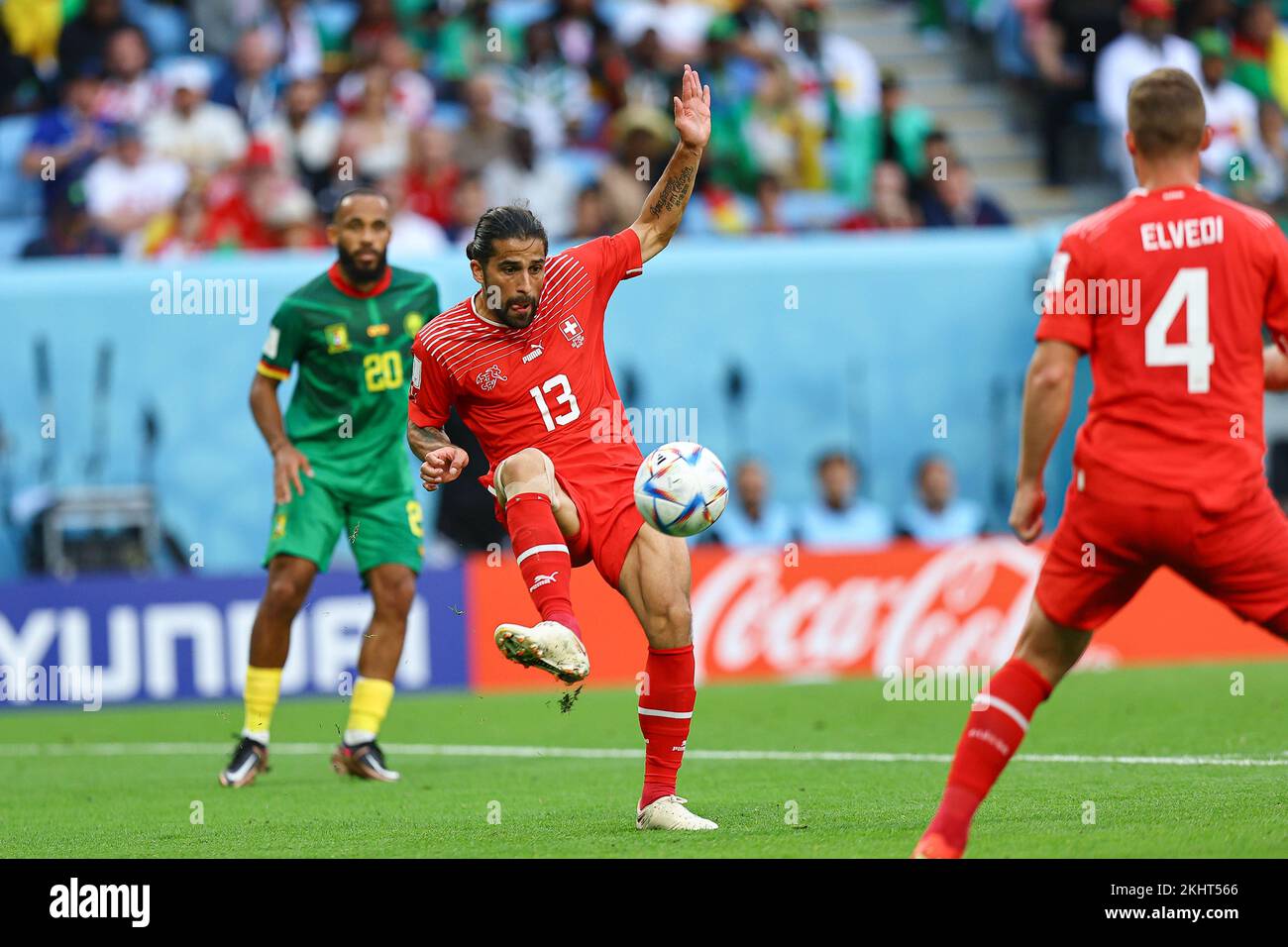 Ricardo Rodriguez during the FIFA World Cup Qatar 2022 Group G match ...