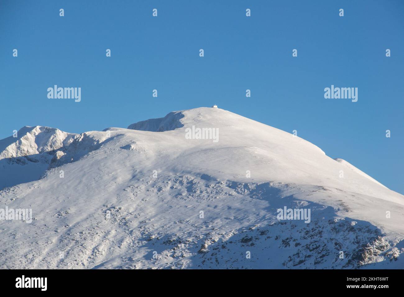 snowy mountain top, daylight, clear sky, cloudless sky, nature mountain ...