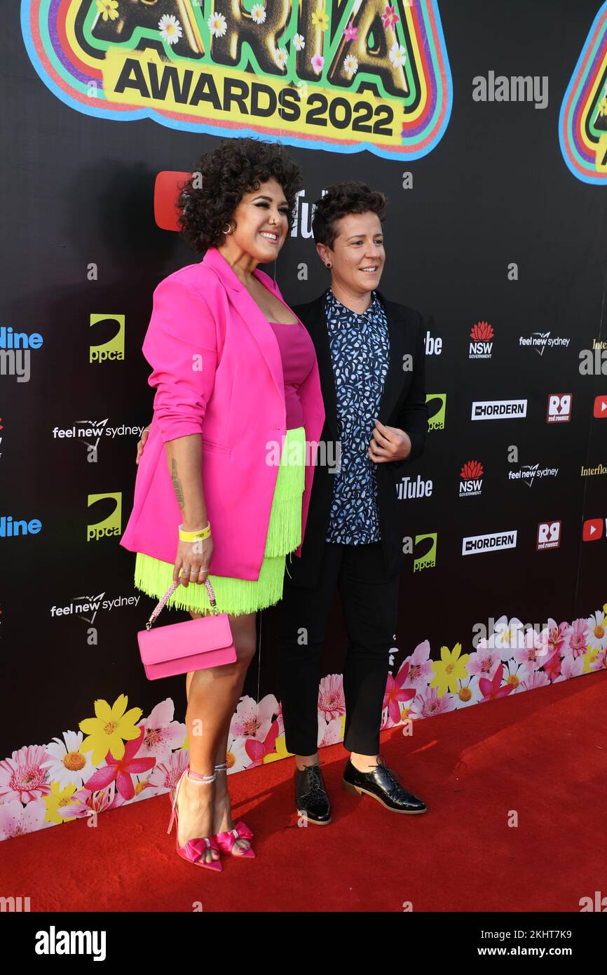 Sydney, Australia. 24th Nov, 2022. Casey Donovan and Renee Sharples ...