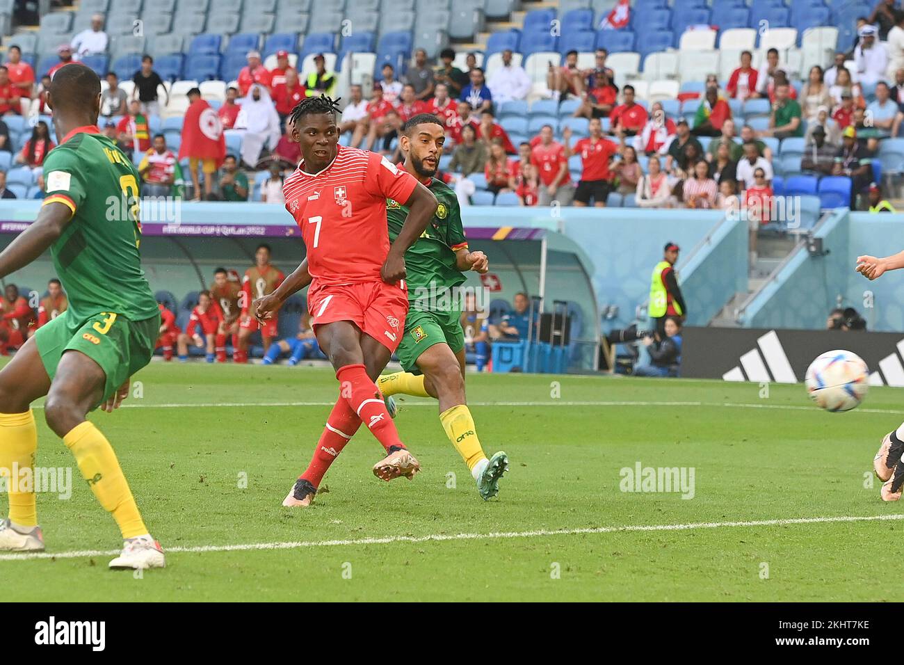 goal Breel EMBOLO (SUI) to 1-0, action, goal shot versus CASTELLETTO ...