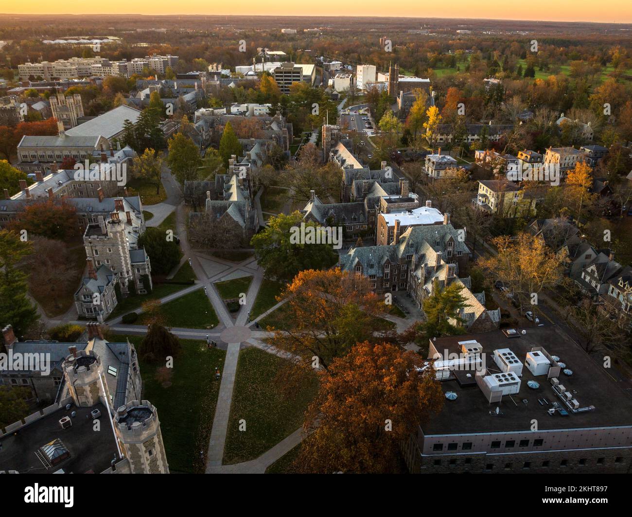 Aerial view princeton new hi-res stock photography and images - Alamy