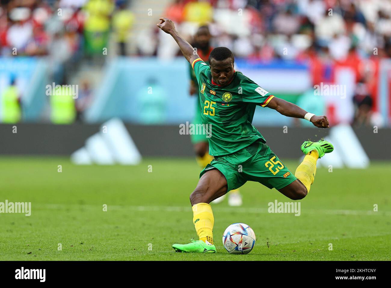 Tolo Nouhou during the FIFA World Cup Qatar 2022 Group G match between ...