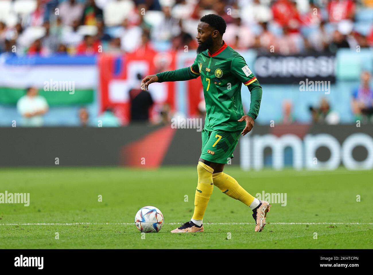 Georges-Kevin Nkoudou during the FIFA World Cup Qatar 2022 Group G ...