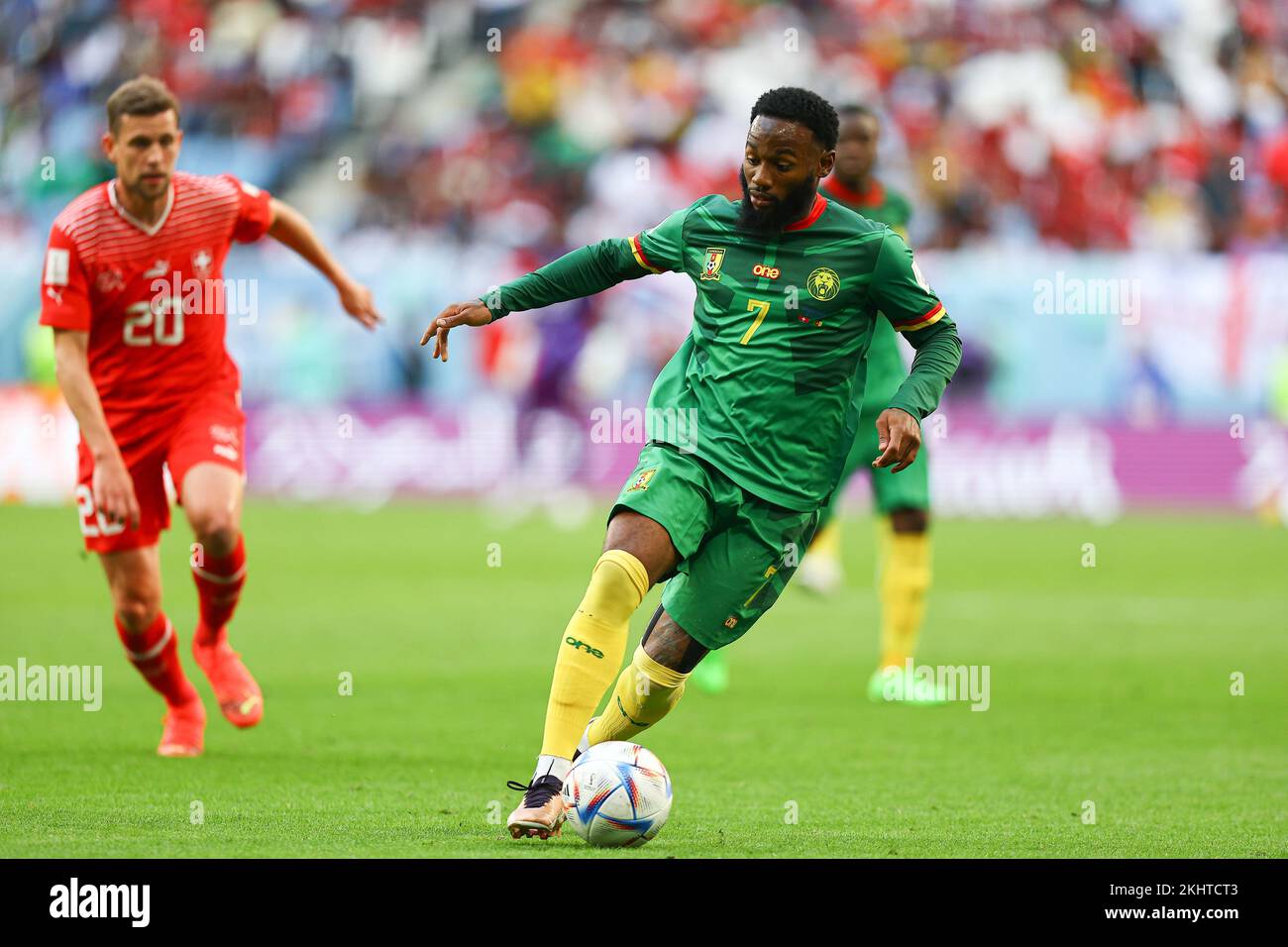 Georges-Kevin Nkoudou during the FIFA World Cup Qatar 2022 Group G ...