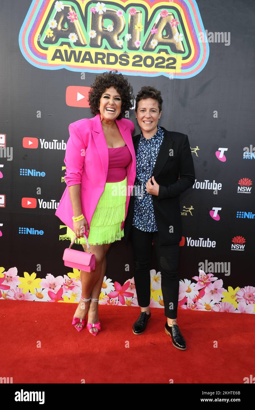 Sydney, Australia. 24th Nov, 2022. Casey Donovan and Renee Sharples ...