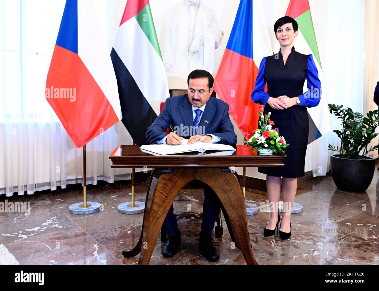 Prague, Czech Republic. 24th Nov, 2022. Chamber of Deputies Chairwoman Marketa Pekarova Adamova ...