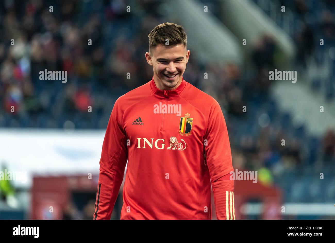 Saint Petersburg, Russia – November 16, 2019. Belgium national football ...