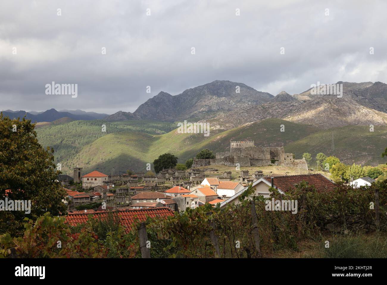 Lindoso castle, Peneda Geres National Park, Minho province, Portugal ...