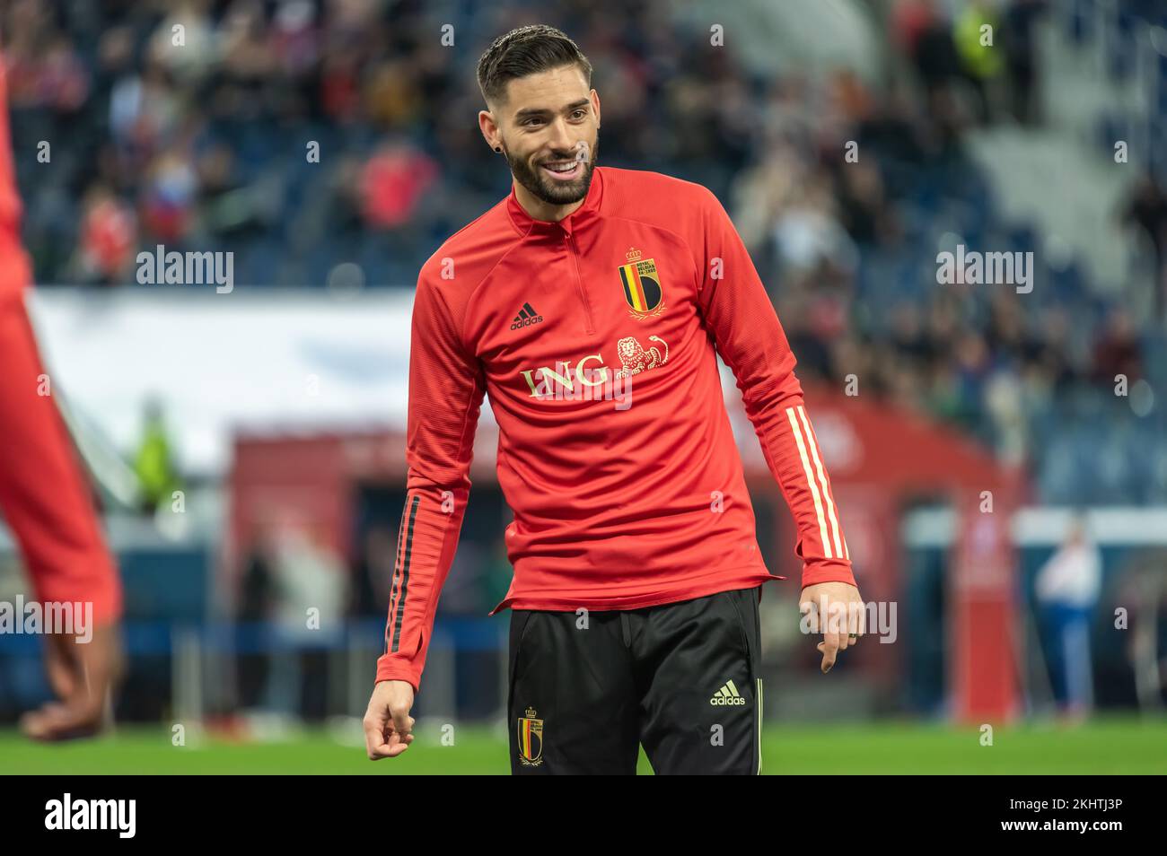 Saint Petersburg, Russia – November 16, 2019. Belgium national football ...