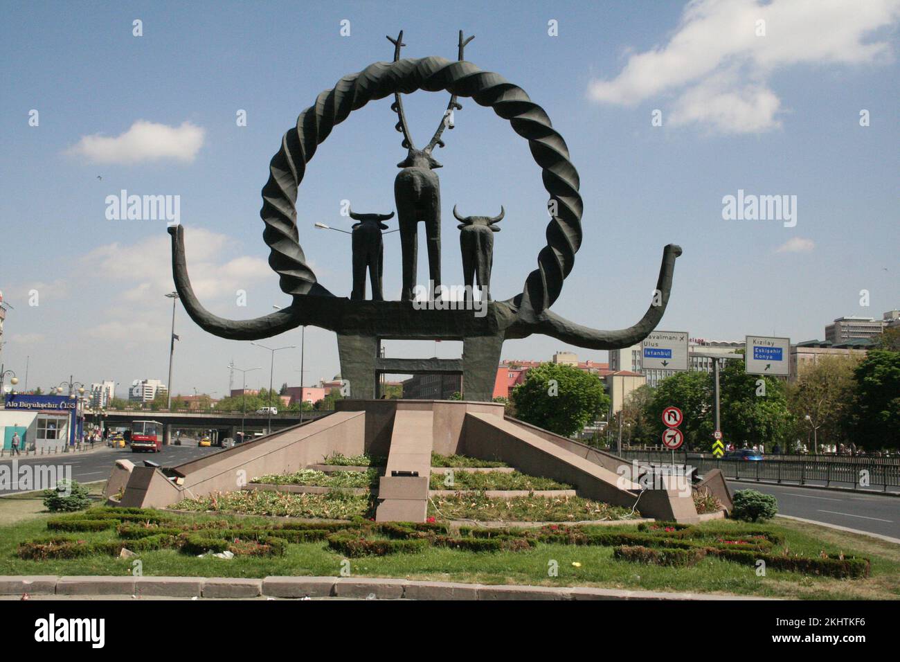 Hatti Monument, Ankara, Turkey. The Hatti were an aboriginal people in ...