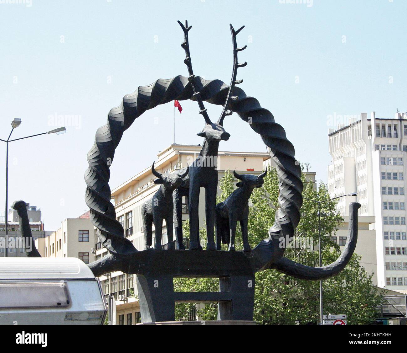 Hatti Monument, Ankara, Turkey. The Hatti were an aboriginal people in ...