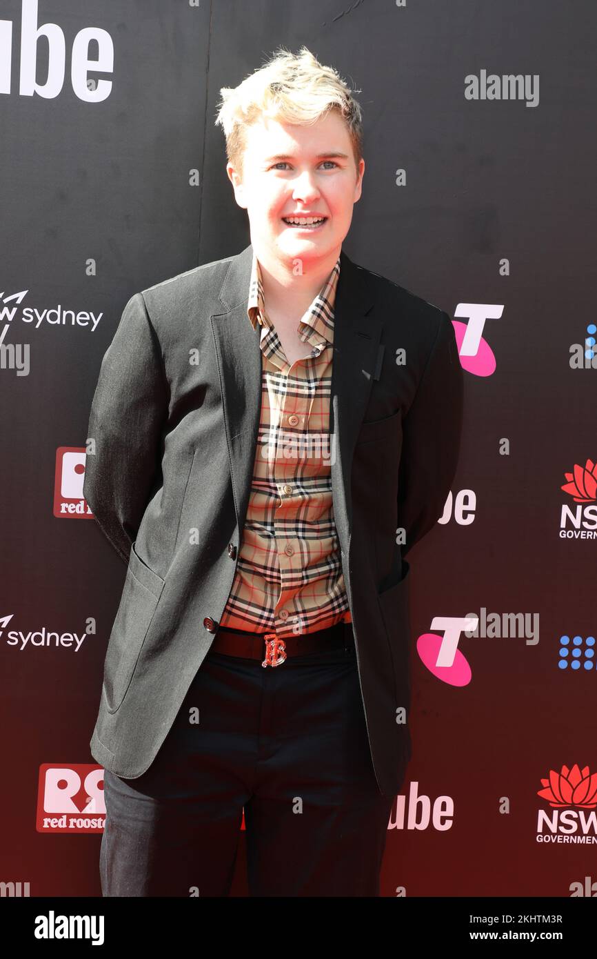 Sydney, Australia. 24th Nov, 2022. Alex the Astronaut arrives on the ...