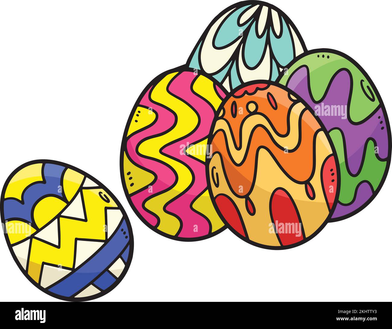 Eggs cartoon hi-res stock photography and images - Alamy