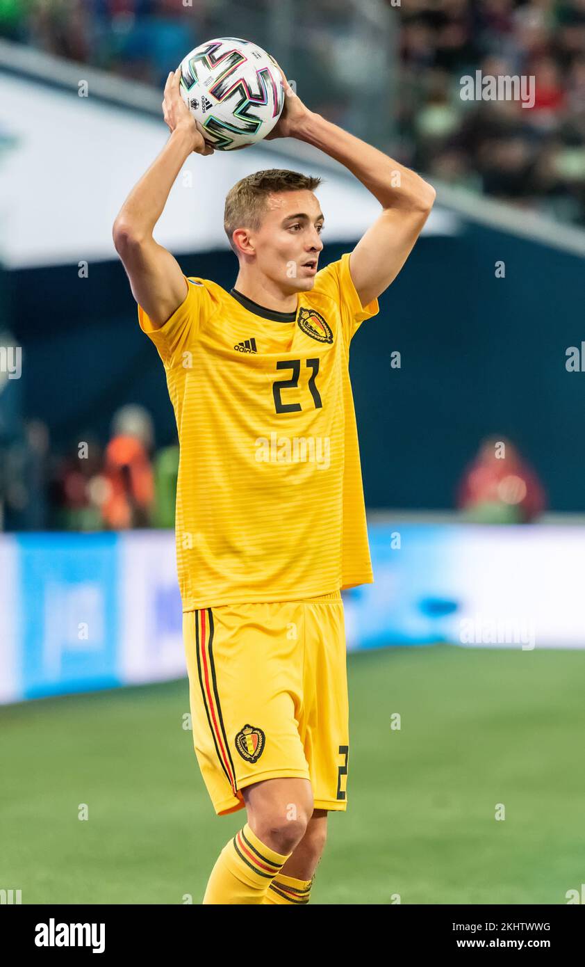 Footballer timothy castagne hi-res stock photography and images - Alamy