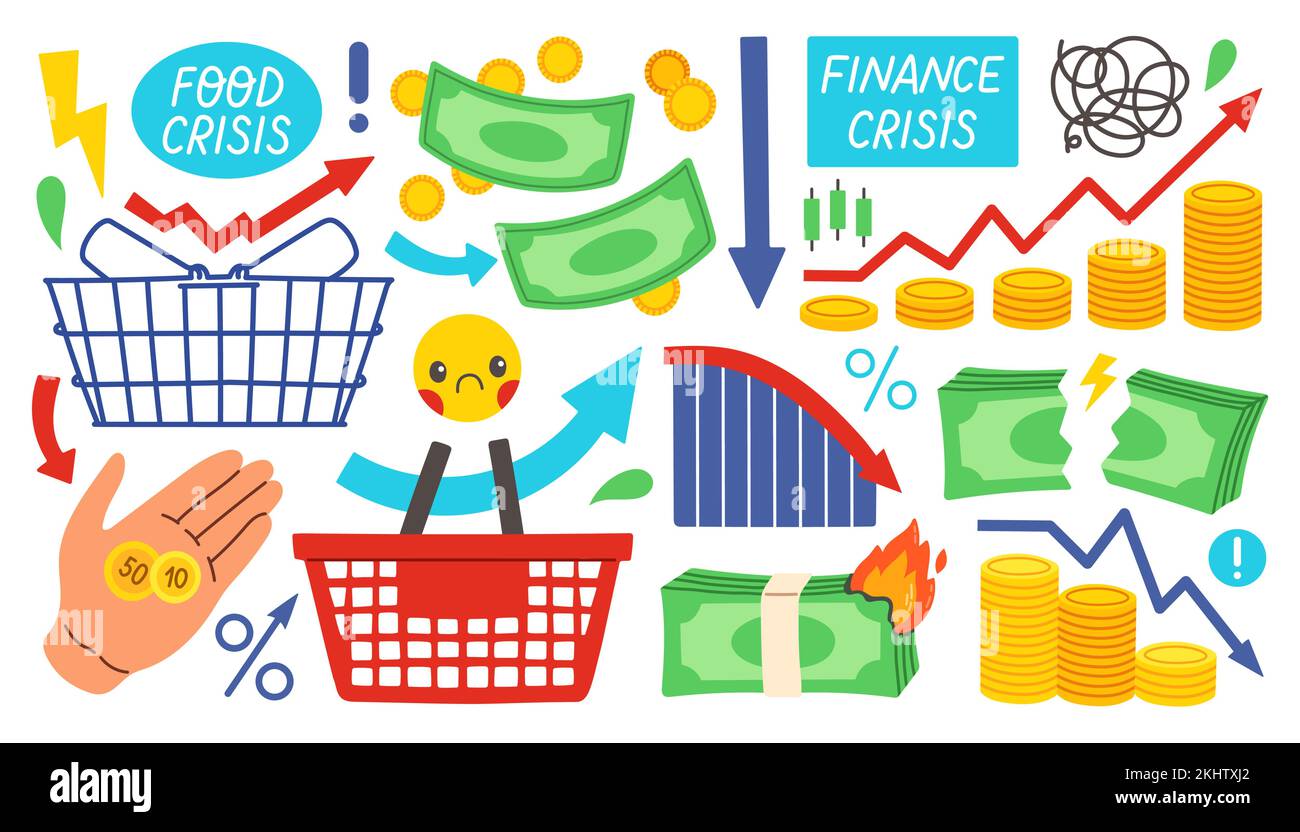 Supermarket shortages Stock Vector Images - Alamy