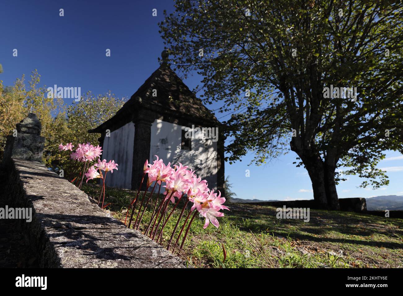 Lanhoso Medieval Castle and Nossa Senhora do Pilar Sanctuary. Povoa de ...