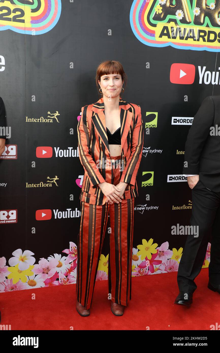 Sydney, Australia. 24th November 2022. Missy Higgins arrives on the red ...