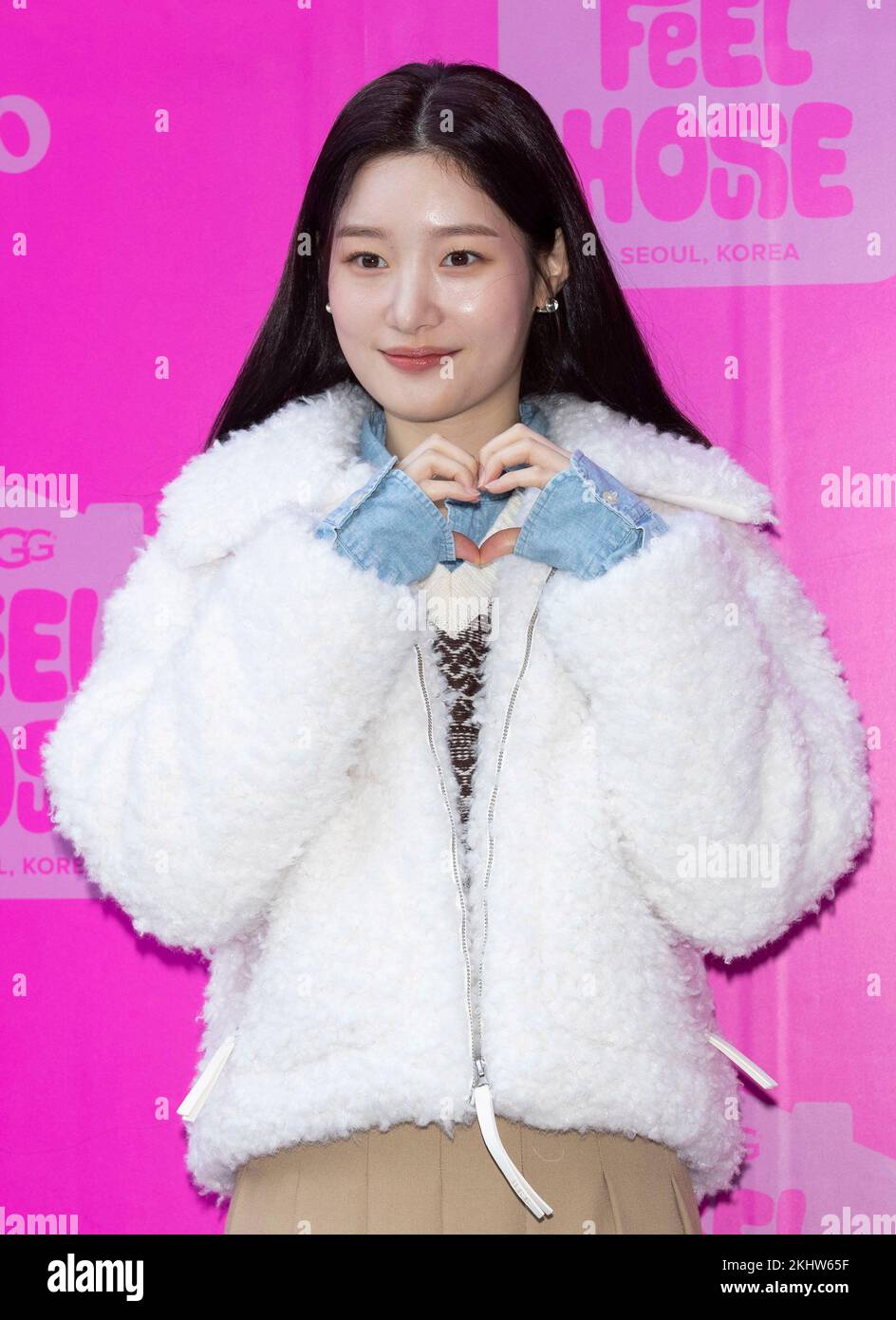 24 November 2022 – Seoul, South Korea : South Korean actress and singer Jung Chae-yeon, former ...