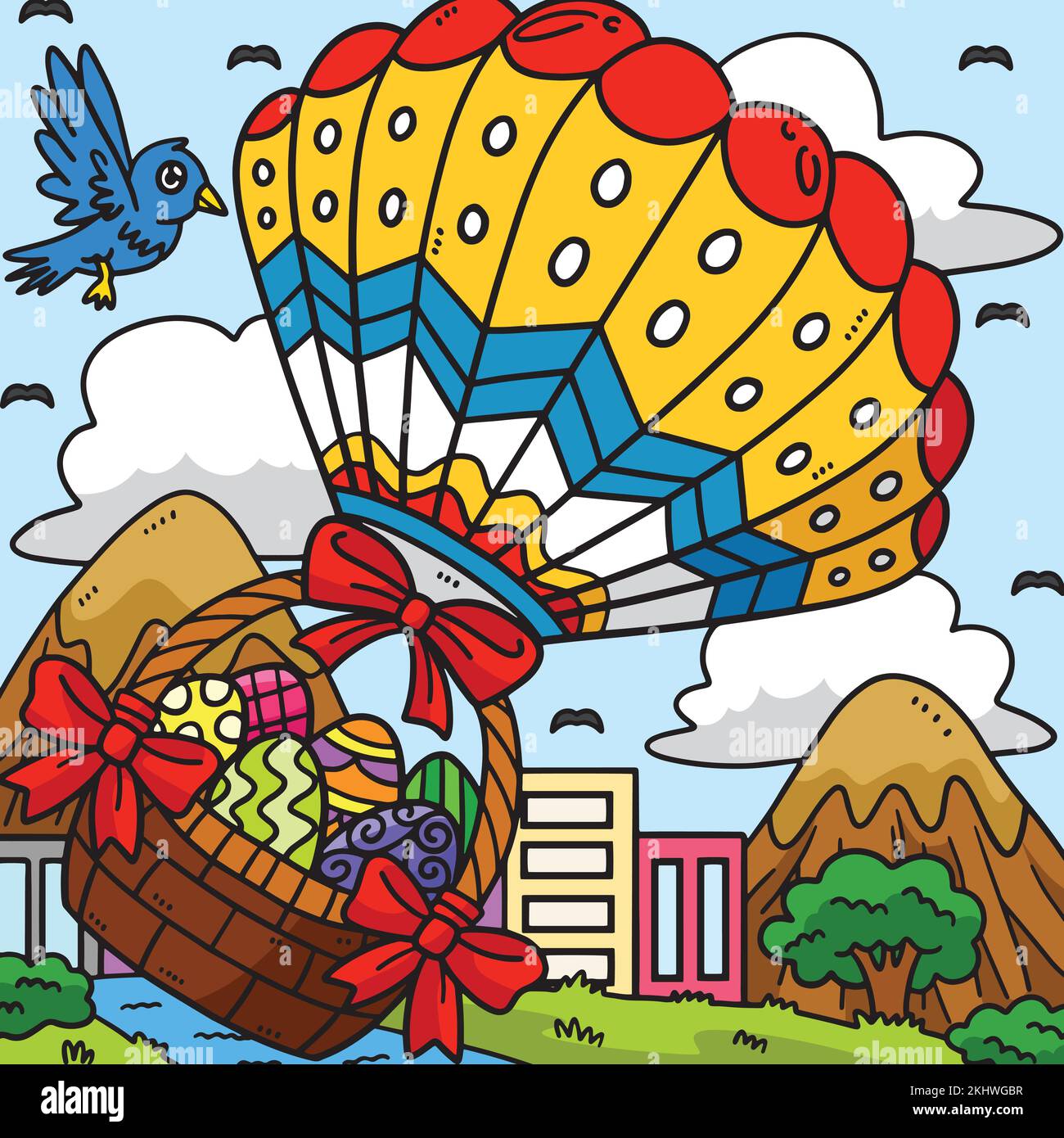 Happy friday balloon cartoon hi-res stock photography and images - Alamy