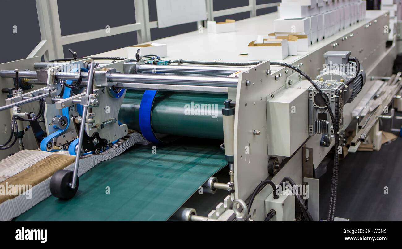 Production of automatic box folder gluer machine for box or carton ...