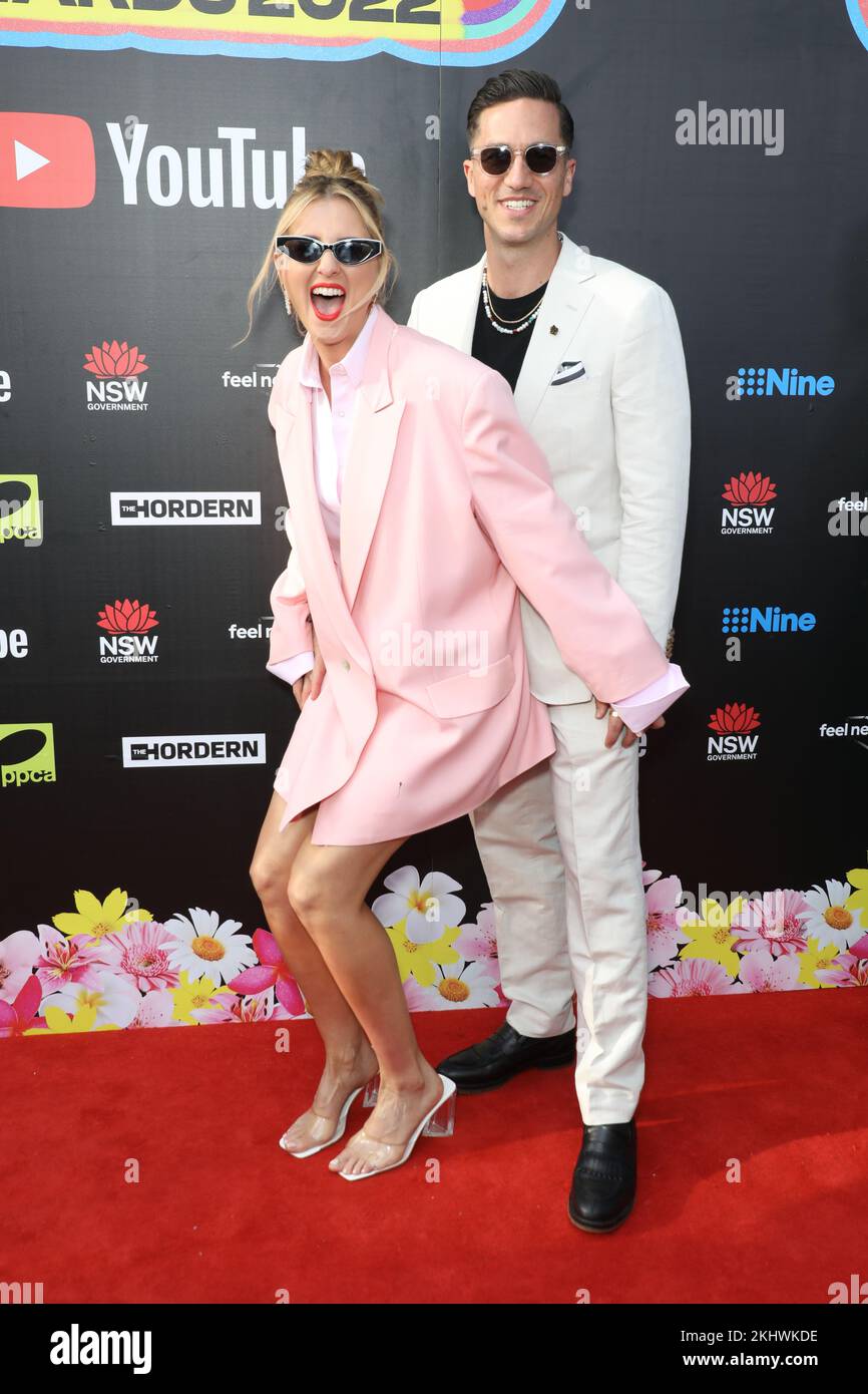 Sydney, Australia. 24th November 2022. KLP and Nick Drabble arrive on ...