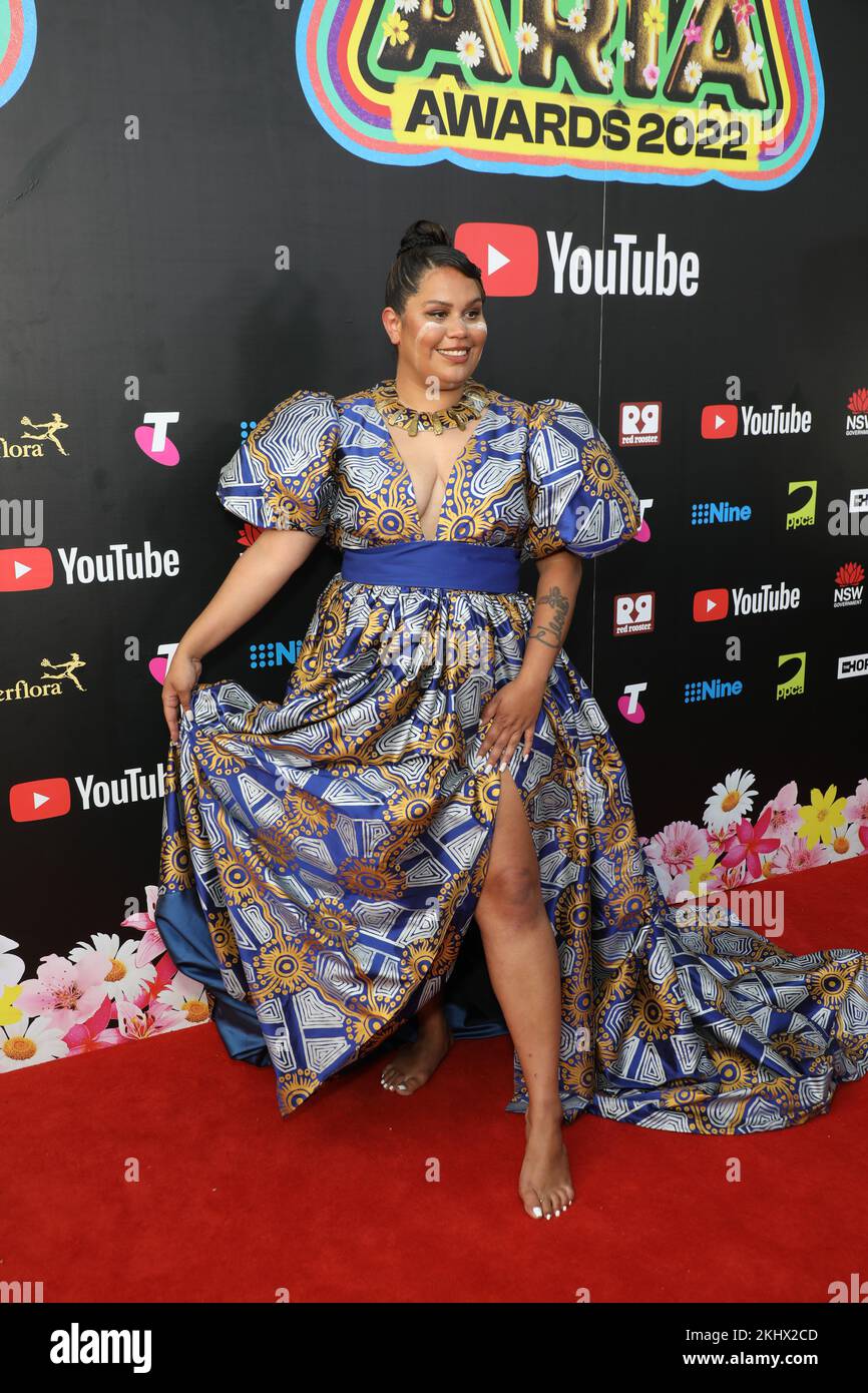 Sydney, Australia. 24th November 2022. BARKAA arrives on the red carpet ...