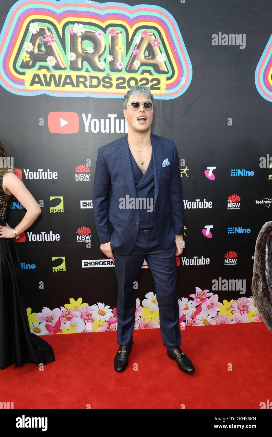 Sydney, Australia. 24th November 2022. Illy arrives on the red carpet ...