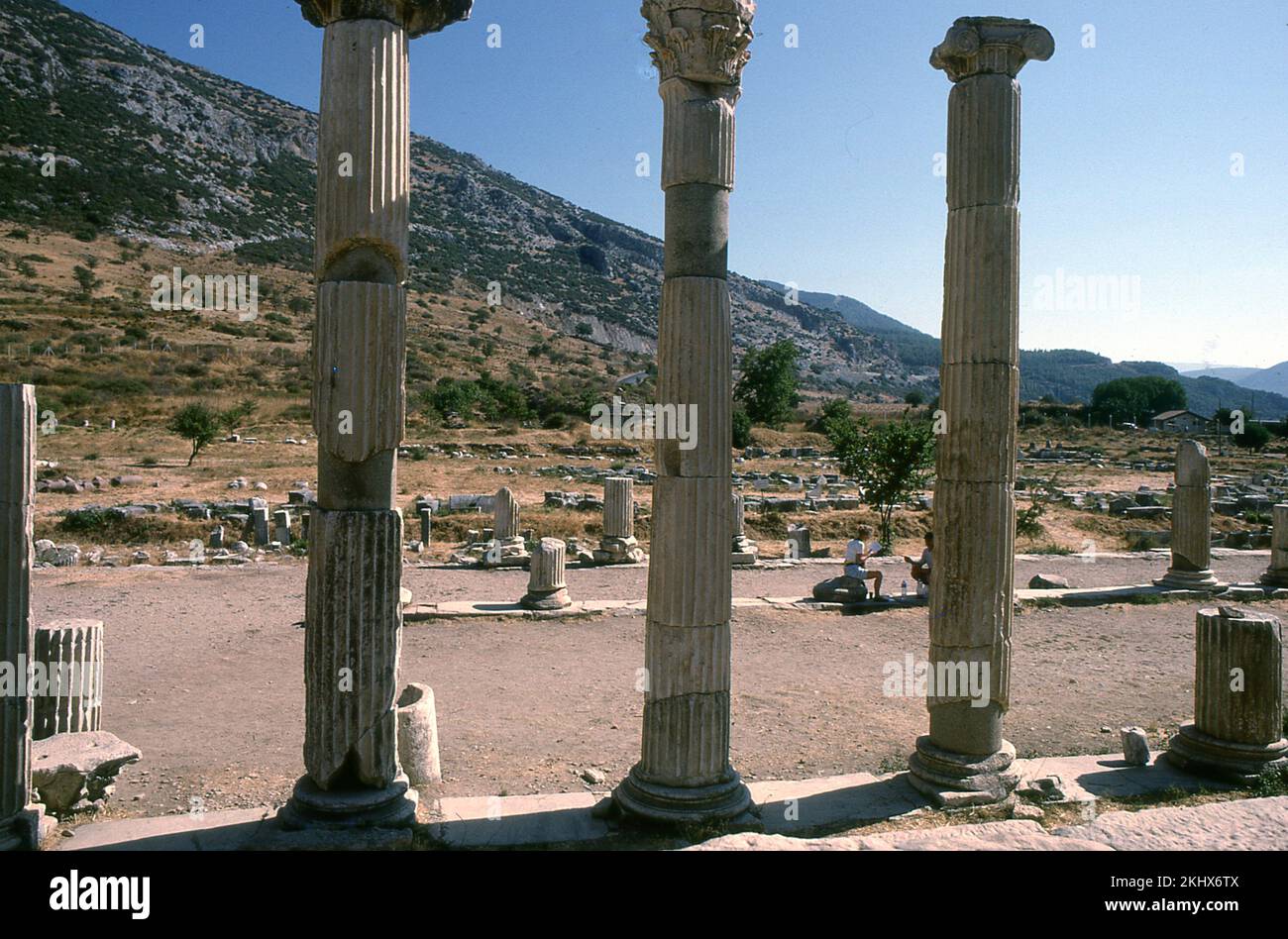 Columns on the land Turkey Raymond Boswell Stock Photo - Alamy