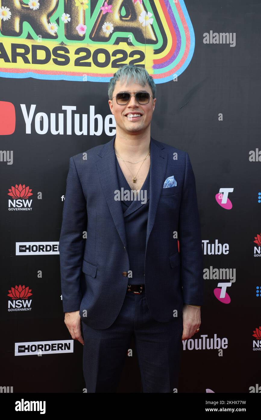 Sydney, Australia. 24th November 2022. Illy arrives on the red carpet ...