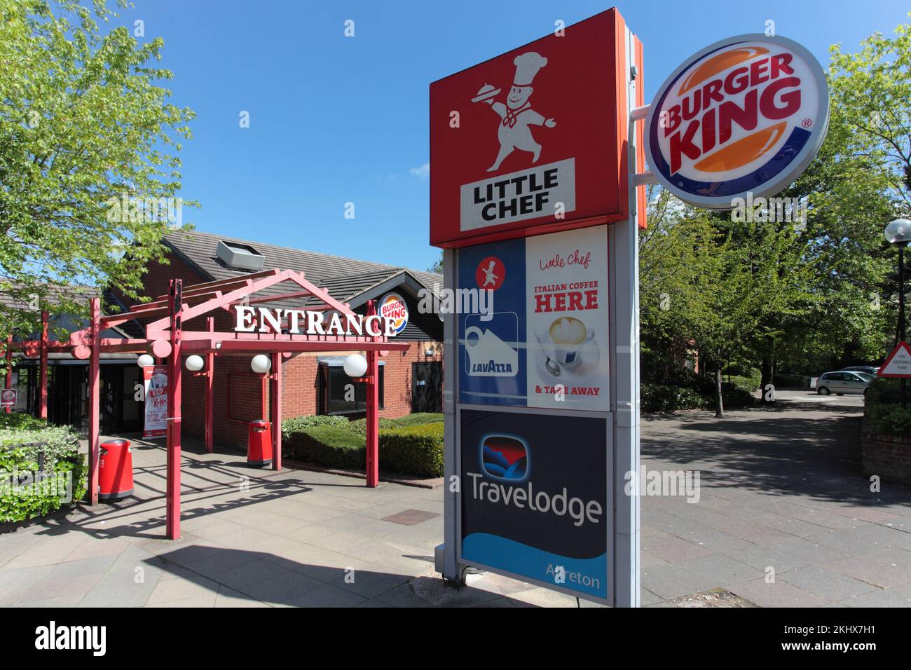 Little Chef, Alfreton Stock Photo - Alamy