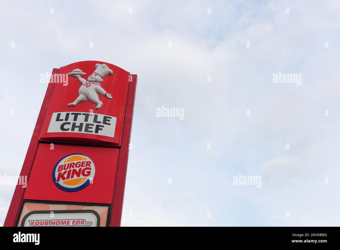Little Chef restaurant, Oswestry Stock Photo - Alamy