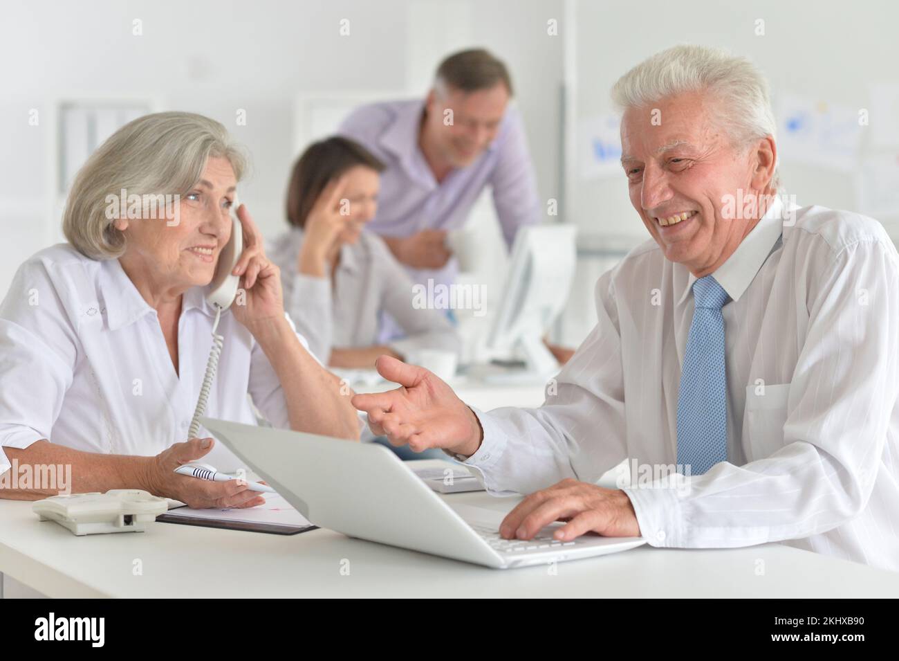 different generations work in the family business Stock Photo - Alamy