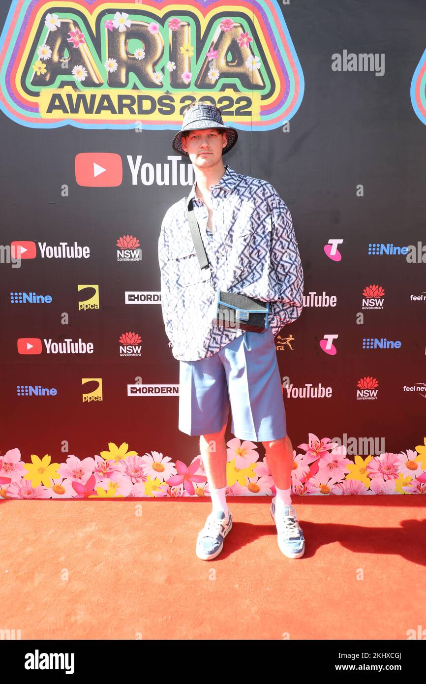 Sydney, Australia. 24th November 2022. JXN arrives on the red carpet ...