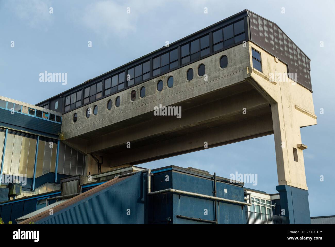 Cumbernauld,town centre, phase one The top floor of the long structure ...